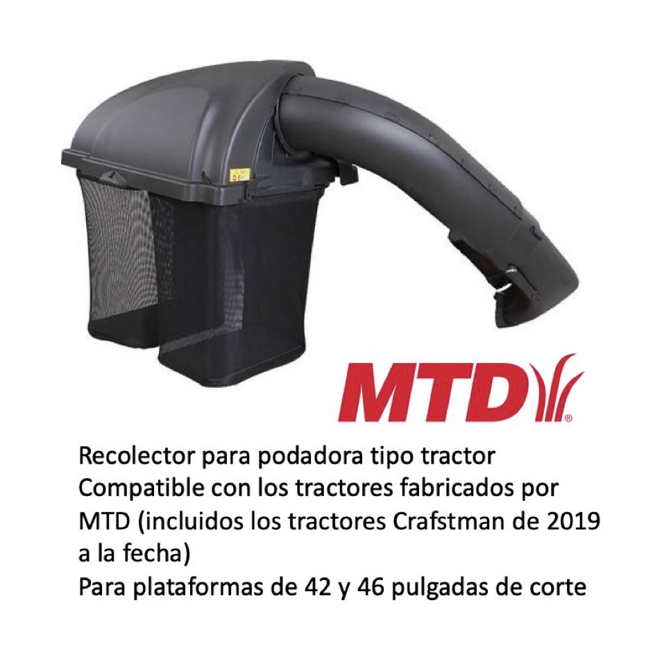 RECOLECTOR TRACTOR MTD 42″ Y 46″